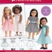 Simplicity Pattern 8039/S0172 AMERICAN GIRL Doll Sewing Patterns- 4 ...