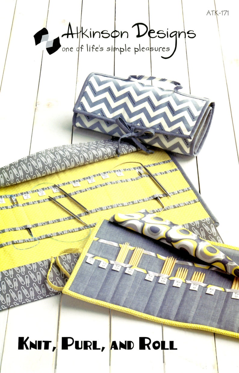 KNIT Purland Roll Terry Atkinson Designs ATK-171 Sew Your - Etsy