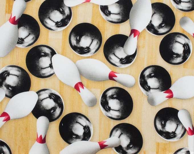 Black Bowling Pins, Balls & Signs From the Rock N' Roll Collection by ...