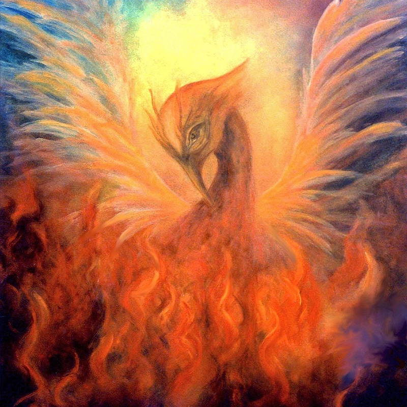 Phoenix Rising Art - Etsy