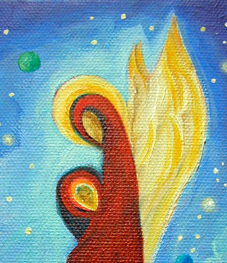 Angel Art Print Greeting Card, Blank Greeting Cards, Spiritual ...