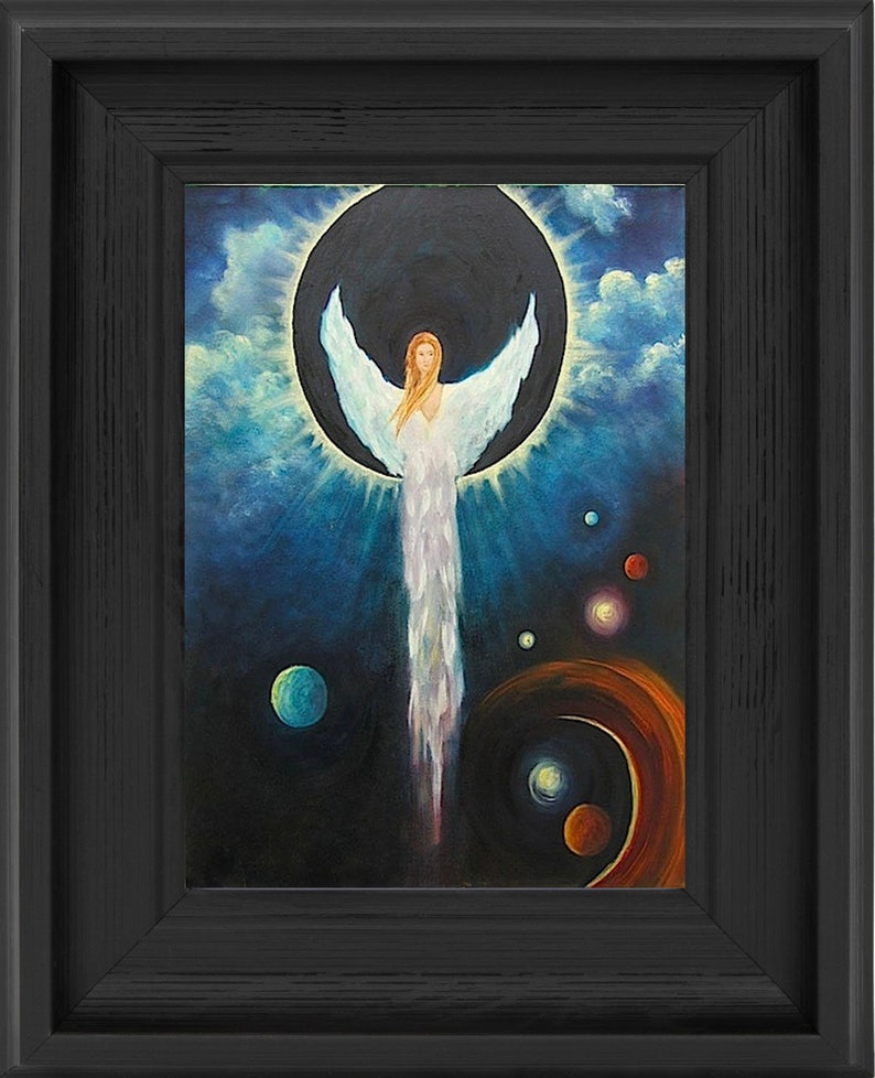 Angel Art Print Poster Guardian Angel Print Angel Decor | Etsy