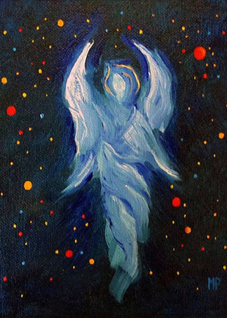 Angel Art Print Angel Print Framed Spiritual Gift Angels | Etsy