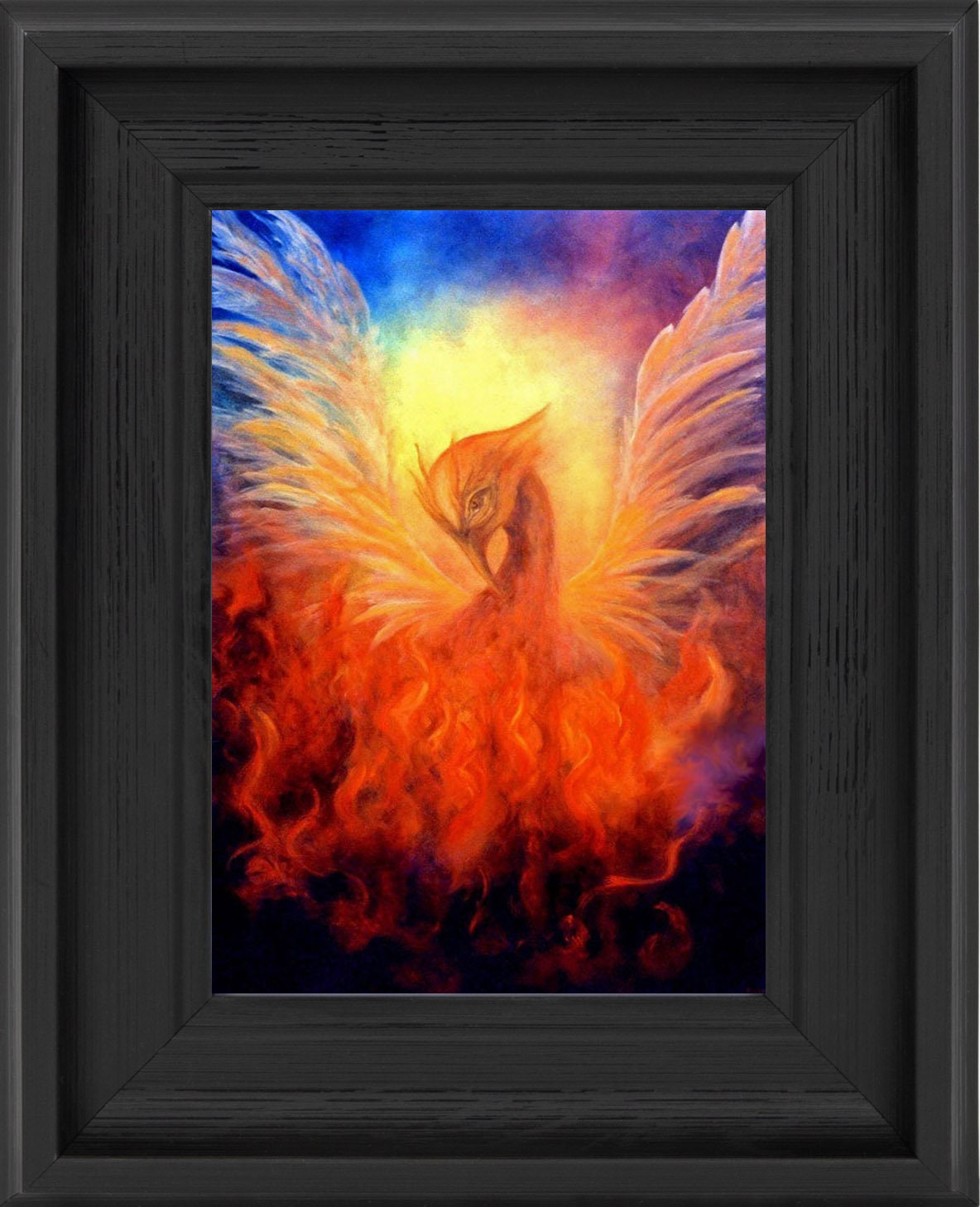 Phoenix Rising Print Framed Phoenix Rising Art Phoenix - Etsy