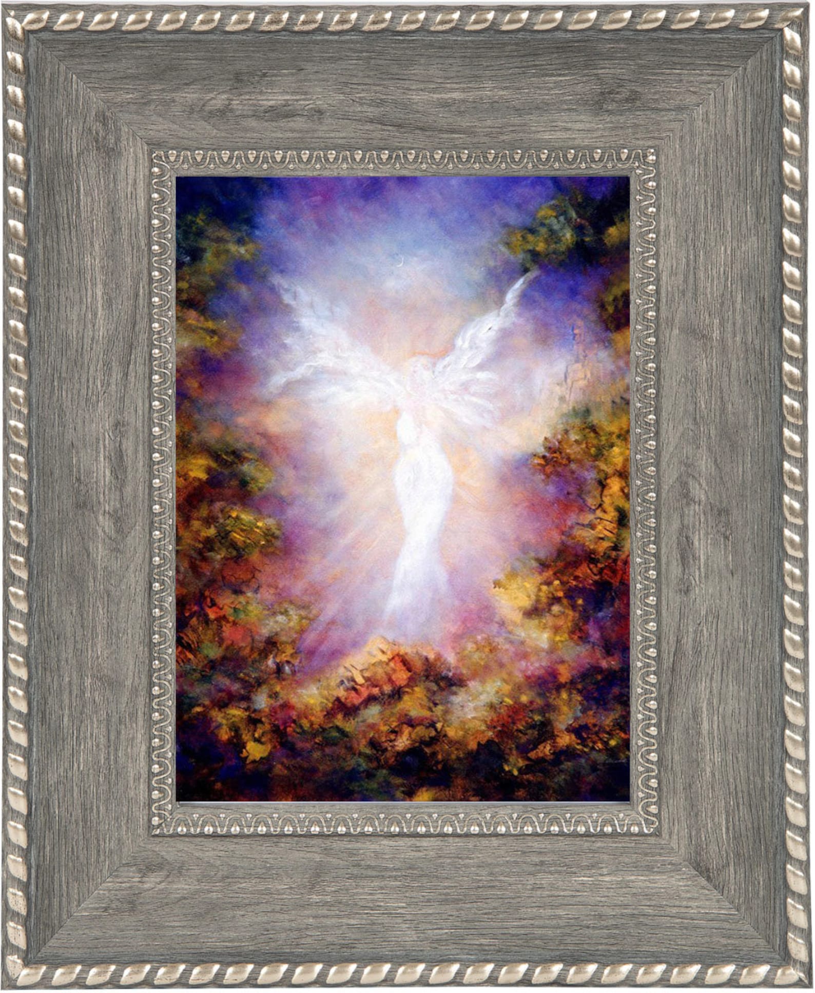 Angel Art Print Framed Angel Guardian Angel Spiritual Art | Etsy