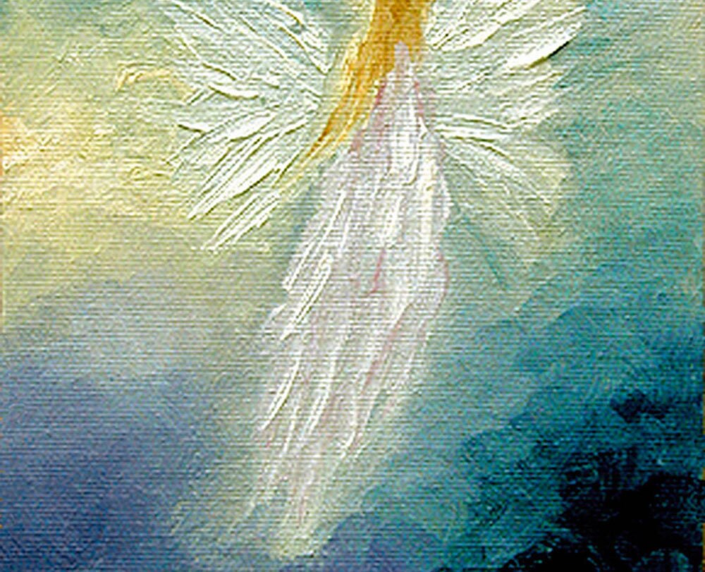 Angel Art Angel Print Framed Guardian Angel Print Spiritual | Etsy