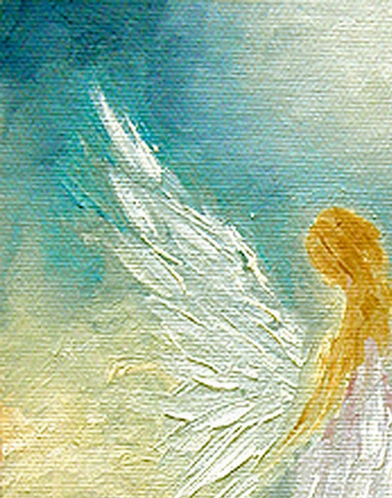 Angel Art Angel Print Framed Guardian Angel Print Spiritual | Etsy