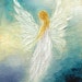 ANGEL Art Print Poster With Inspirational Quotation Guardian - Etsy