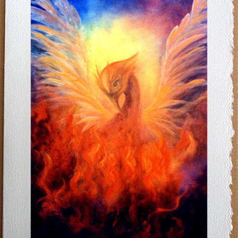 Phoenix Rising Art - Etsy