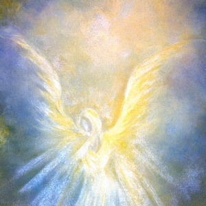 Guardian Angel Art Print, Angel Wings, Angel, Home Decor, Spiritual ...