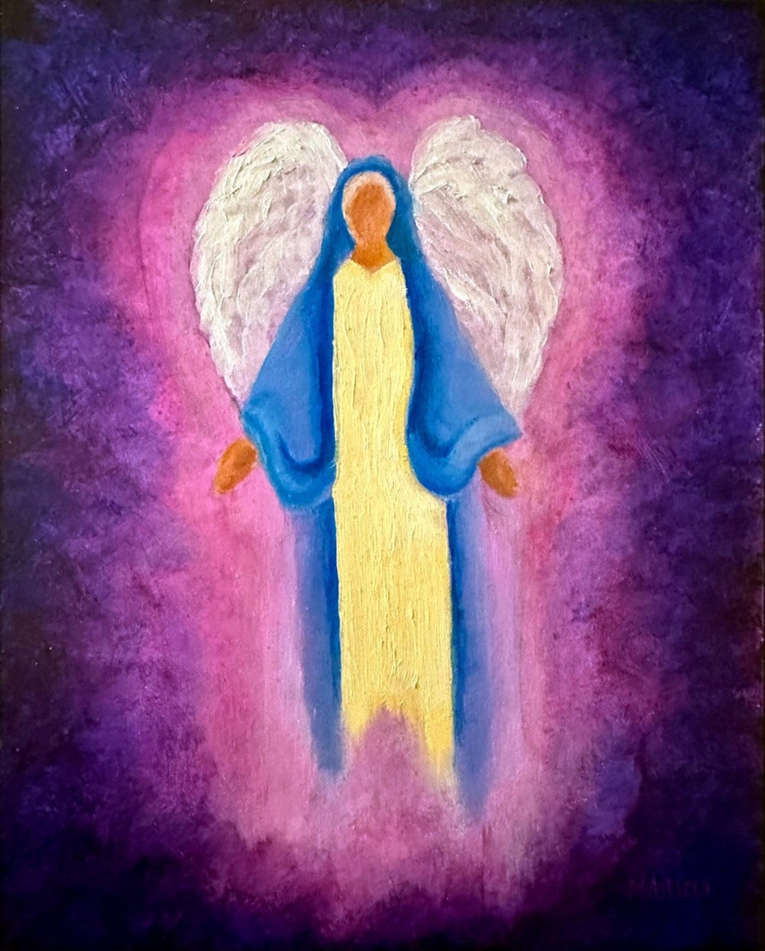 Guardian Angel Print for Children, Angel Art, Children's Guardian Angel ...