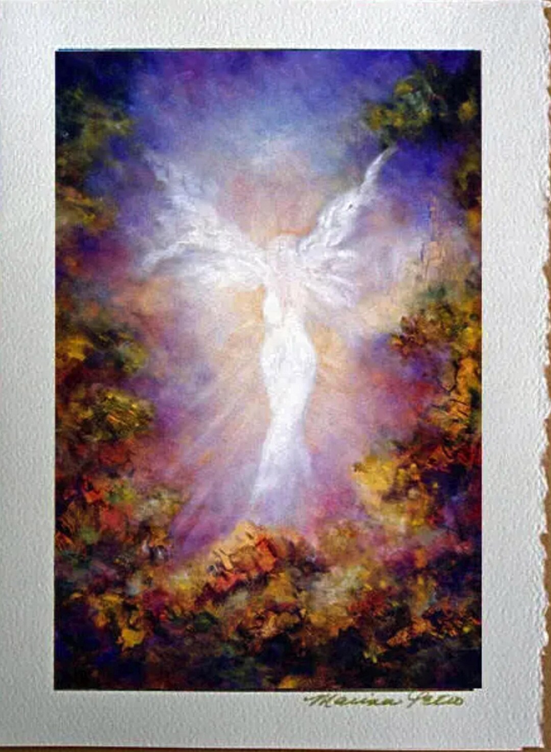 Angel Greeting Cards, 5 X 7, Blank Card, Stationery, Angel, Spiritual ...