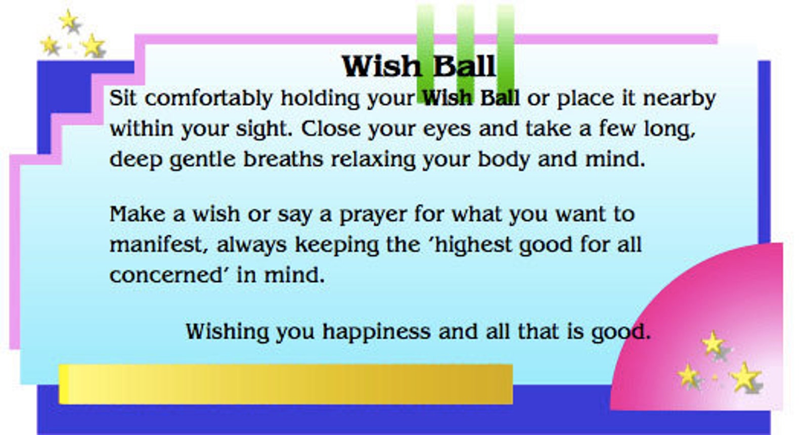 Orb Globe Home Decor Love Wishing Ball Make A Wish Original - Etsy