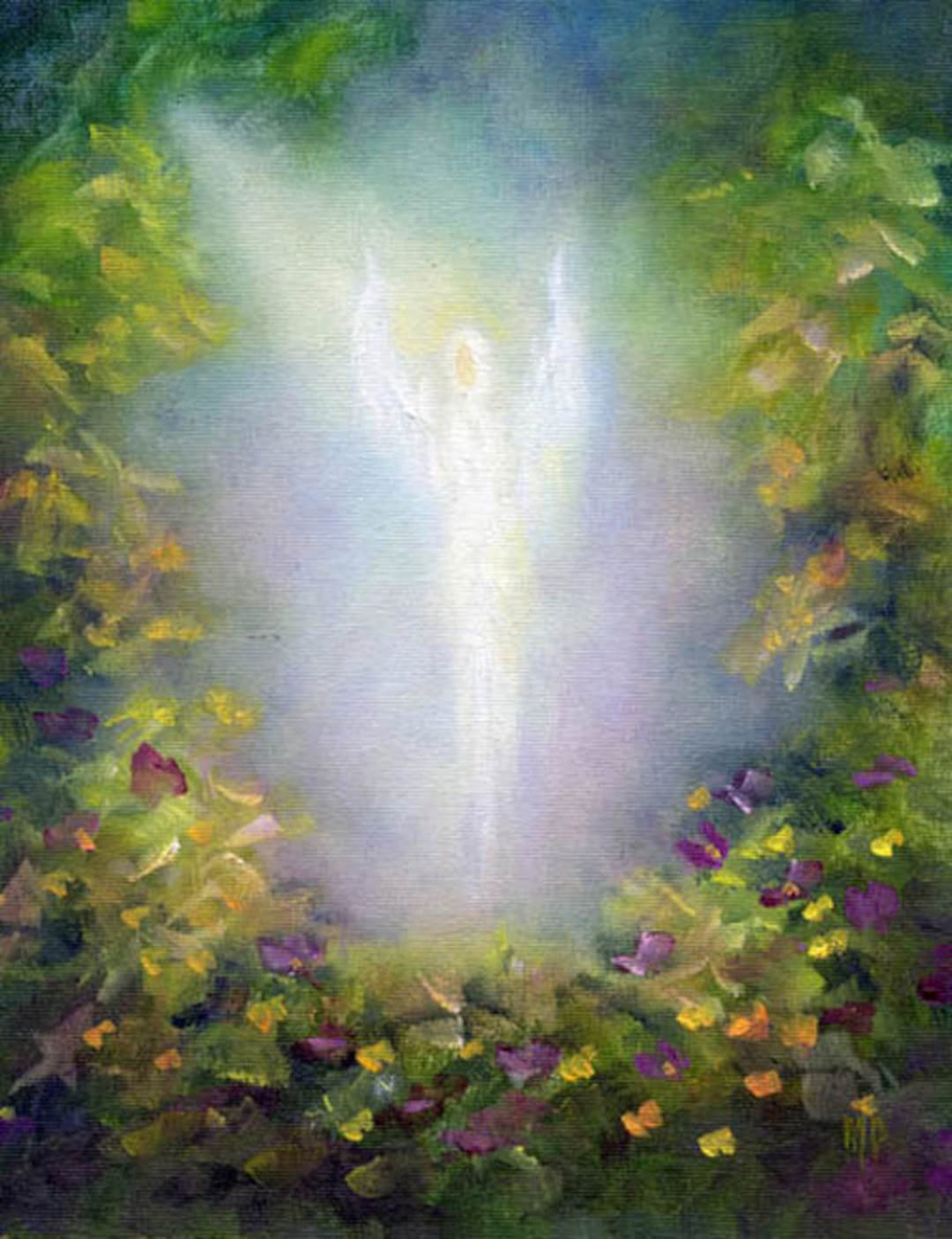 Angel Print Poster Healing Angel Art Print Angel Wings - Etsy