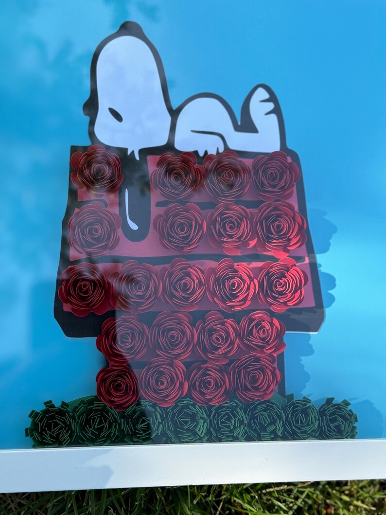 Customizable Snoopy “charlie Brown” Shadow Box (made With Cardstock ...