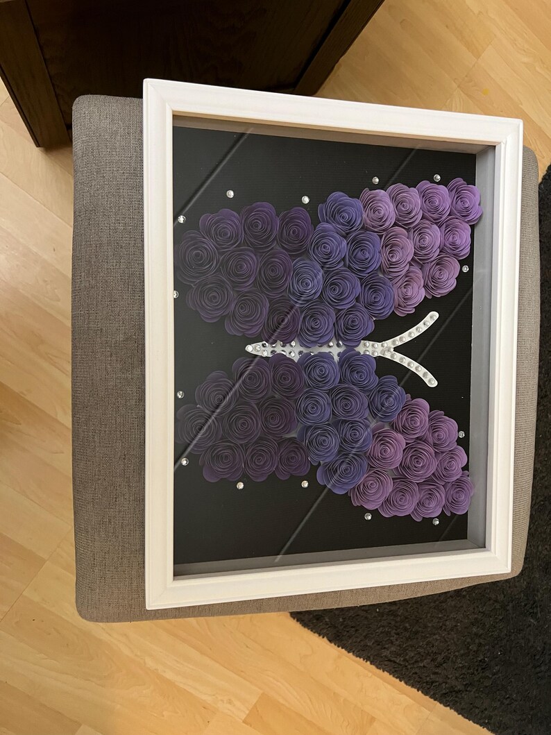 Customizable Abuelita “grandma” Shadow Box (made With Cardstock Paper ...