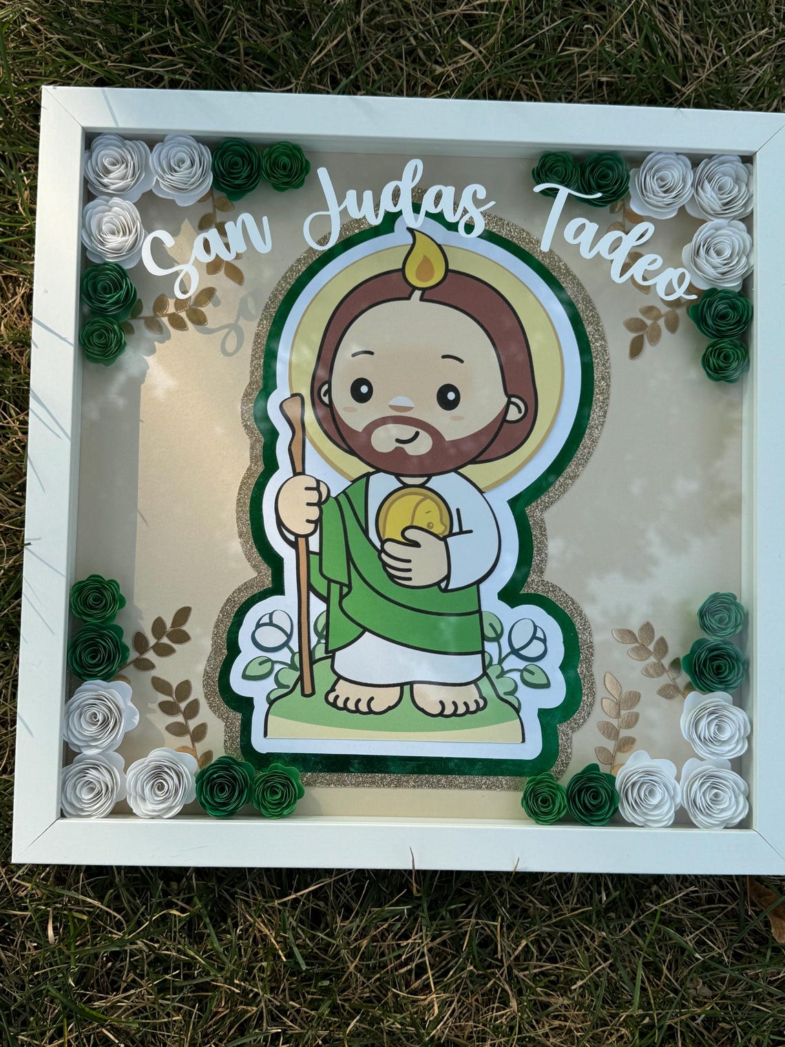 Customizable St. Jude Thaddeus/san Judas Tadeo Shadow Box (made With ...