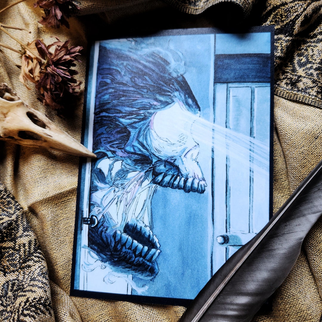 Poltergeist Closet Skull Fine Art Premium Luster Print Illustration 80 ...