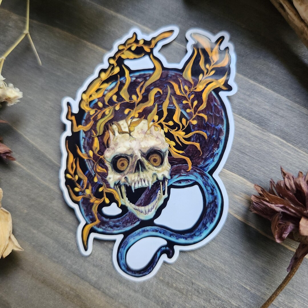 Deep Sea Nightmare Skeel Laminated Water/scratch Resistant Vinyl ...