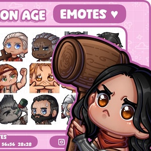 Twitch Emotes Dragon Age Inquisition - Etsy