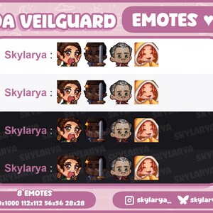 Dragon Age Veilguard Emote Pack, 8 Twitch/discord Emotes (digital ...