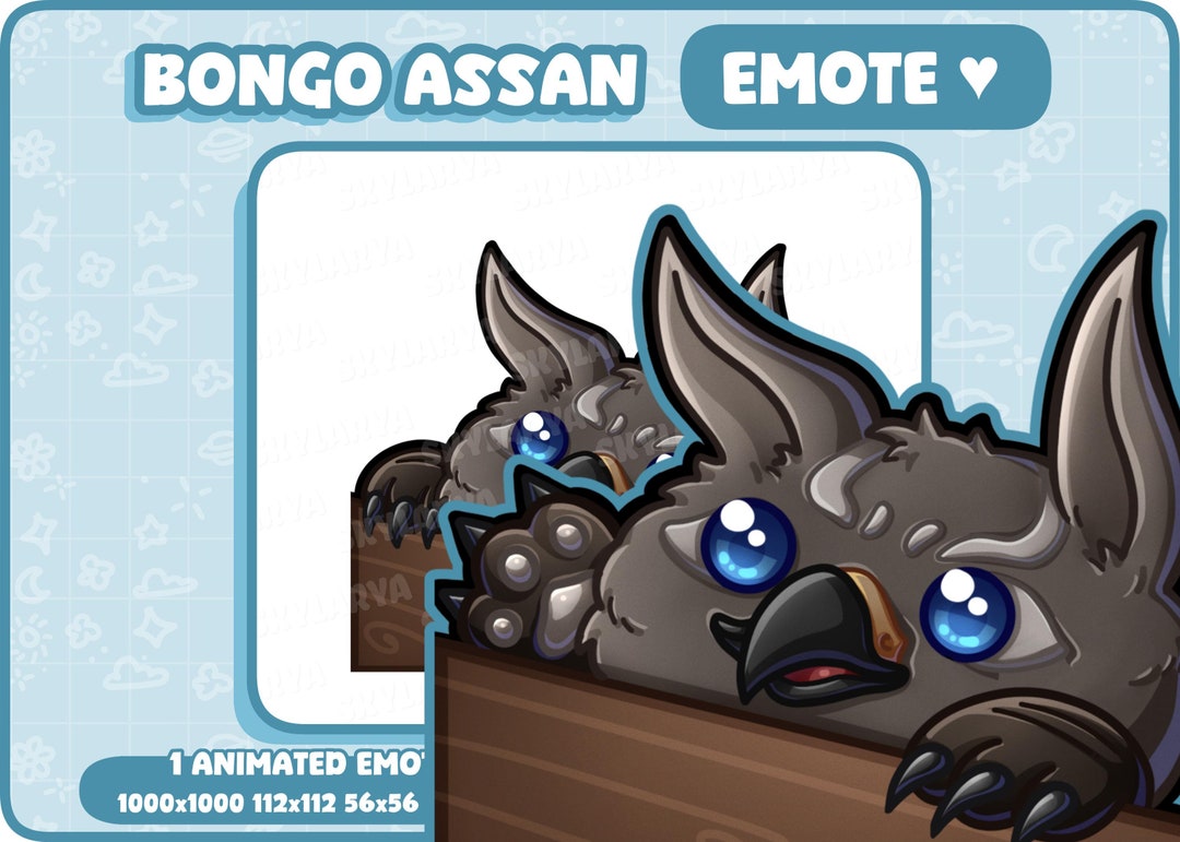 Dragon Age Bongo Assan Animated Emote / 1 Animated Twitch Emote ...
