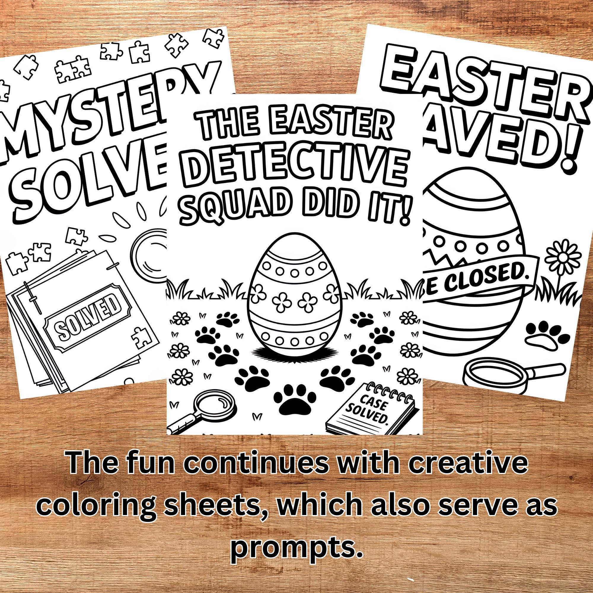 Easter Detective Mystery Game for Kids | Spring Break Escape Rooms ...