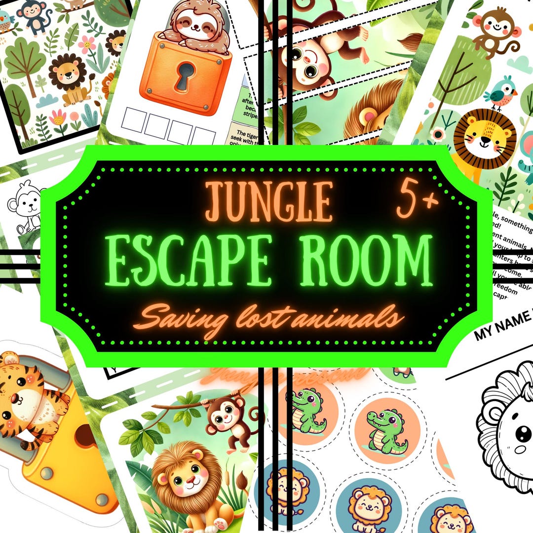Escape Room for Young Kids, Preschool and Early Elementary Activity ...