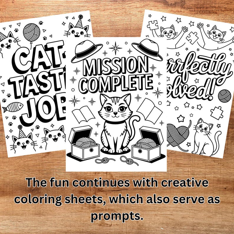 Cats Escape Room| Printable Party Games | Fun Birthday Puzzle Kit ...