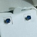 Real Sapphire Studs, 14K Petite Blue Sapphire Stud Earrings, 4 Mm Round ...