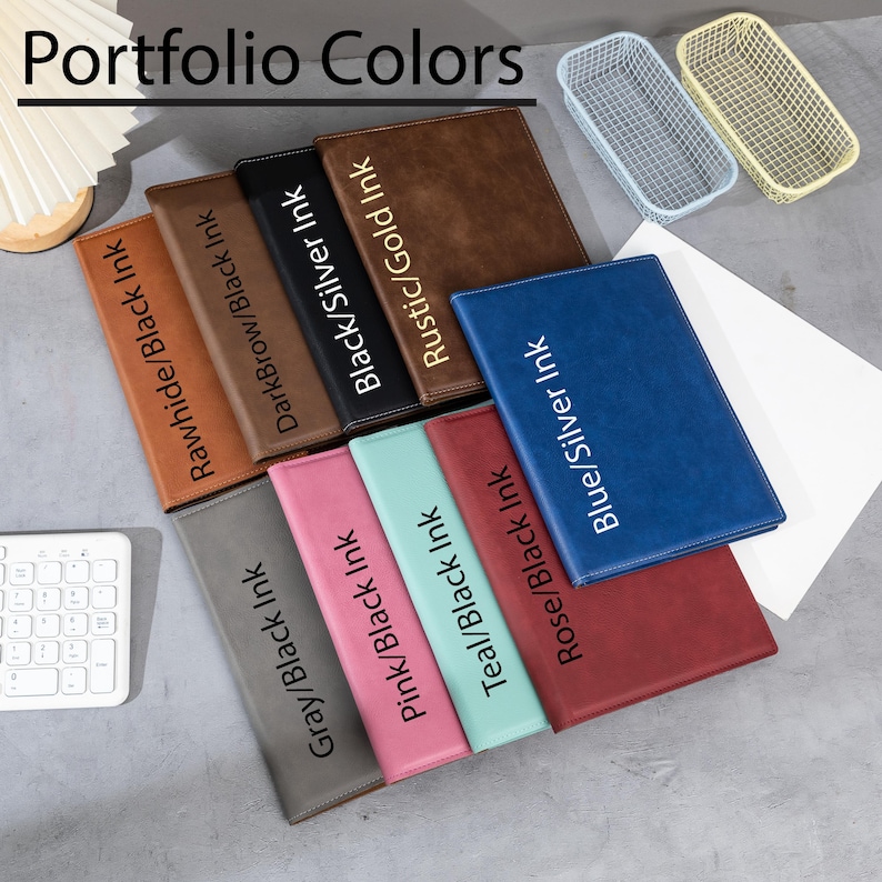 Leather Portfolio Personalized Notepad Corporate Gifts Leather Padfolio ...