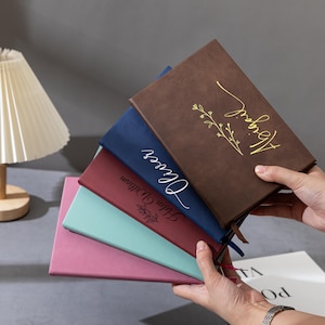 Personalized Leather Journal,customized Leather Journal, Journal With ...