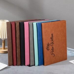 Leather Portfolio Personalized Notepad Corporate Gifts Leather Padfolio ...