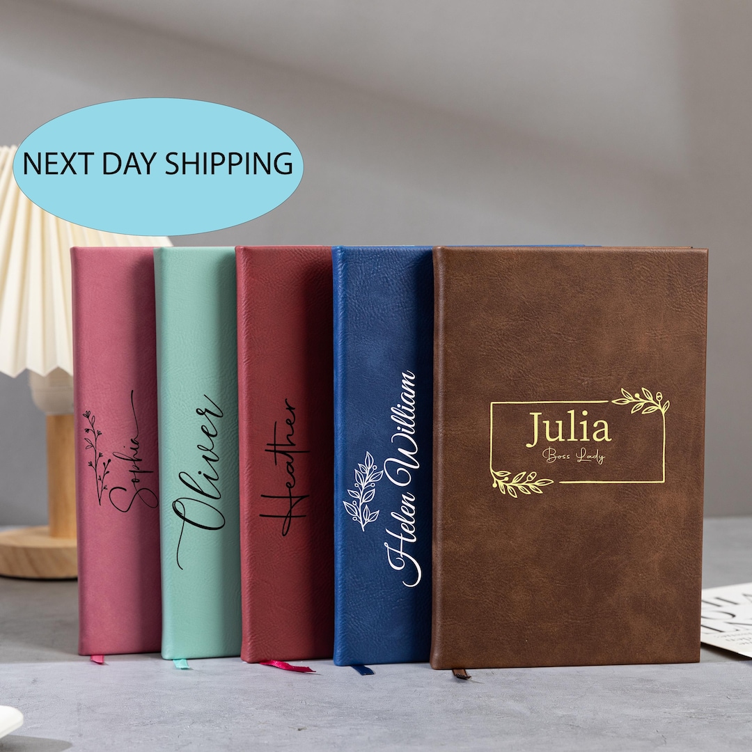 Customized Leather Journal, Personalized Leather Journal, Journal With ...