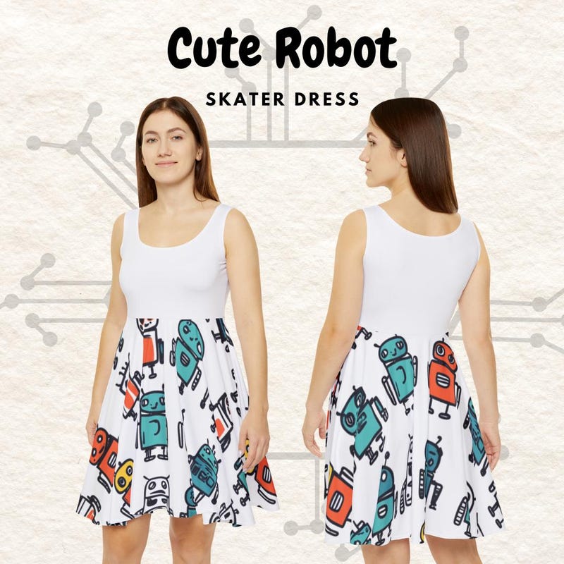 Robot Dress - Etsy