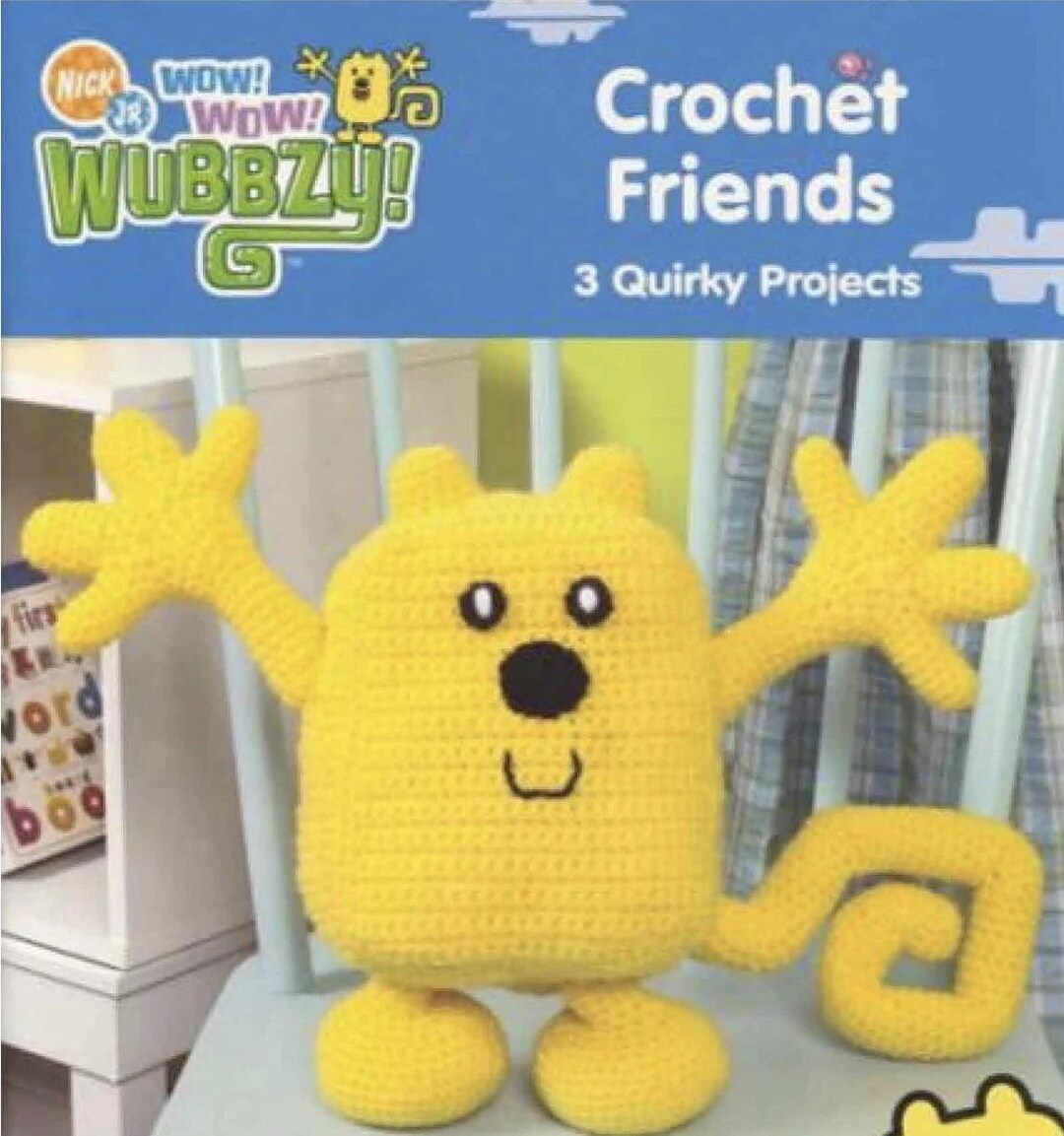 PDF Vintage Crochet Pattern Wubbzy - Etsy