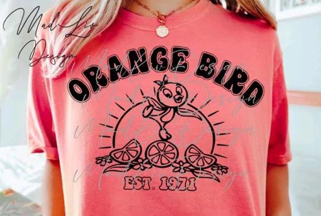 Orange Bird Svg | Magical Kingdom| EST.1970 Svg | - Etsy