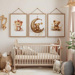Teddy Bear Poster – Digital Download | Nursery Wall Art - Etsy