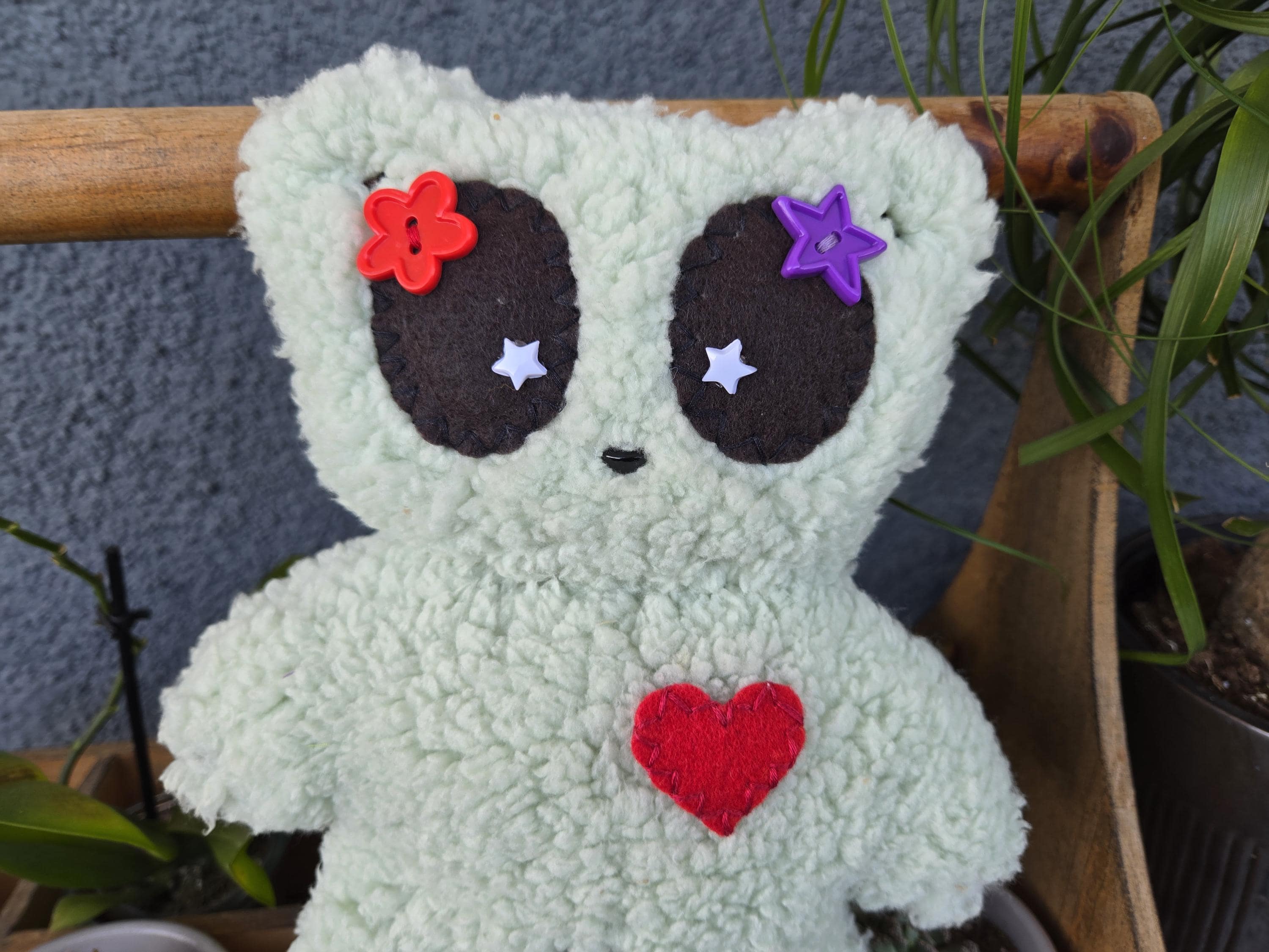 Curly Mint Teddy Bear - Etsy