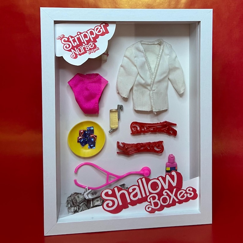 Shallow Boxes - the Stripper Nurse Playset - Etsy