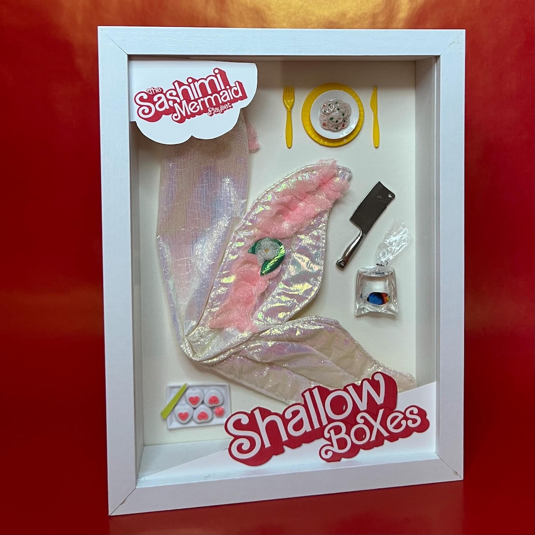 Shallow Boxes - Sashimi Mermaid Playset - Etsy