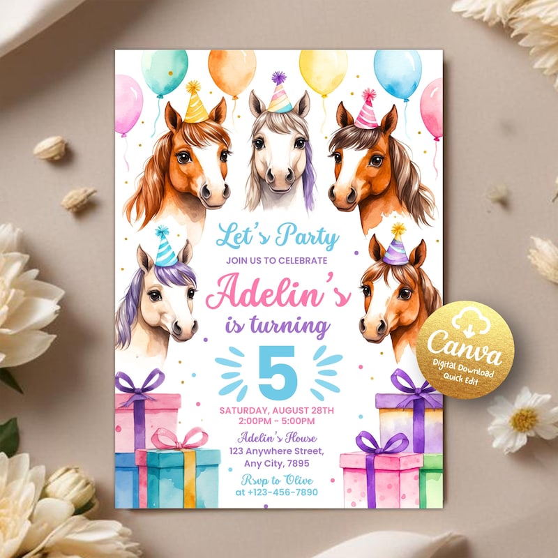 Equestrian Party - Etsy