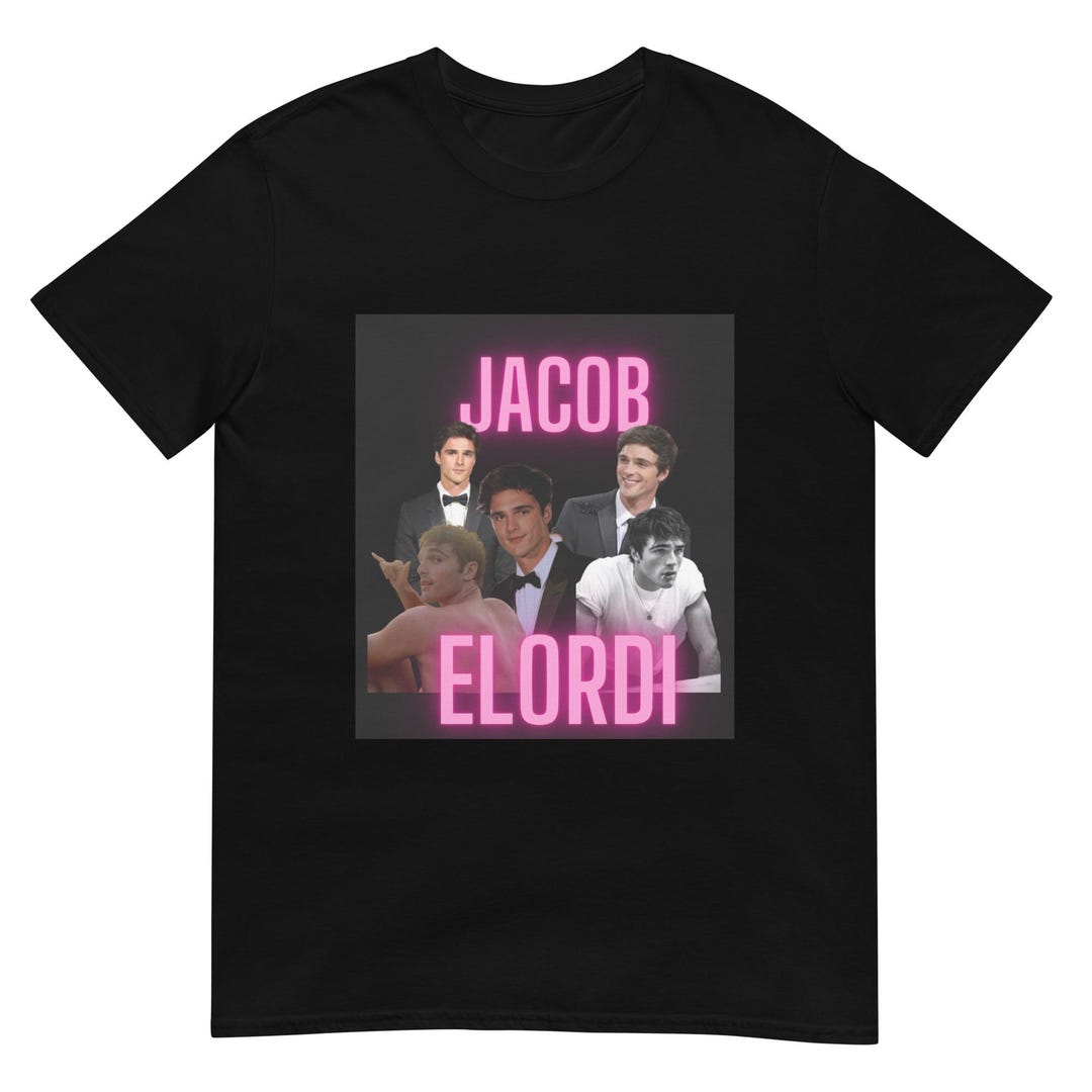Jacob Elordi Fan T-shirt Iconic Celebrity Merch for Euphoria & Movie ...