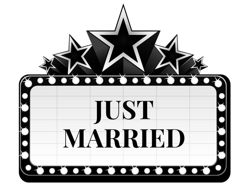 Just Married Wedding Prop Sign - Etsy