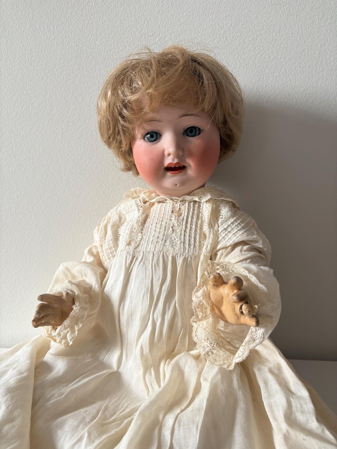 Antique 18" Heubach Koppelsdorf 267 German Bisque Character Baby Doll With Composition Body - Etsy