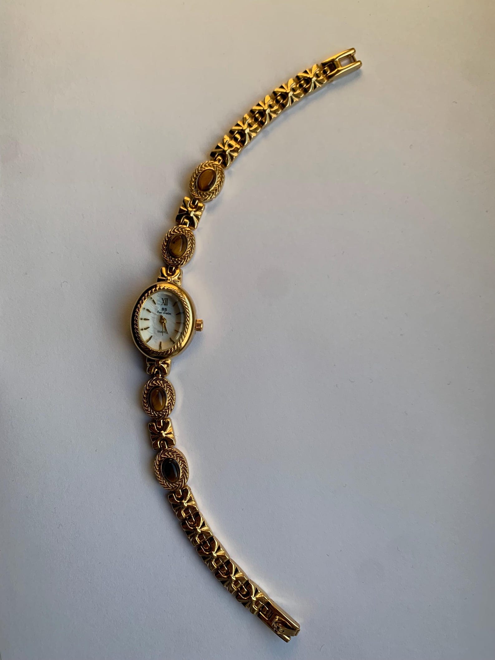 Gold Tiger Eye Stones and Ribbons Watch - Etsy