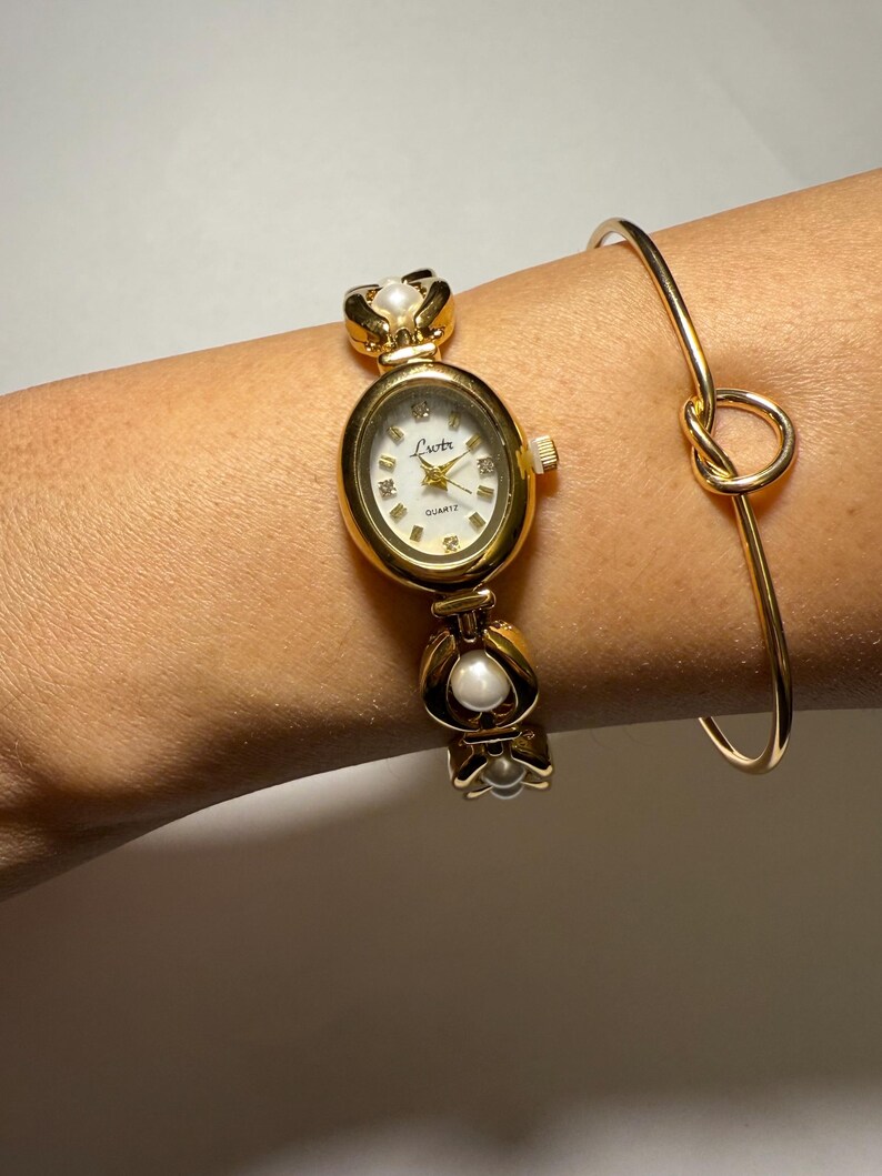 Gold and Pearls Watch - Etsy