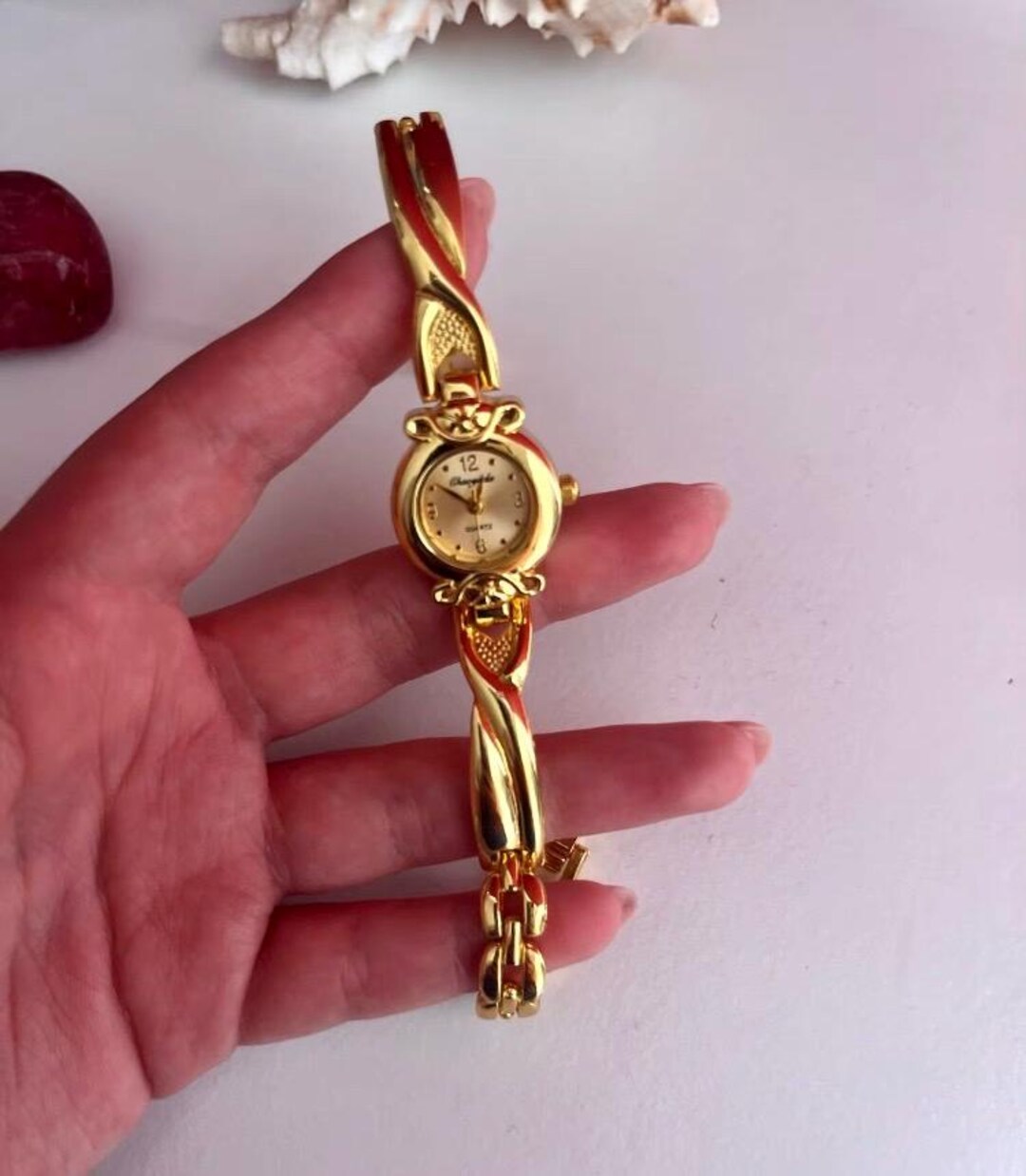 Vintage Gold Dainty Watch - Etsy