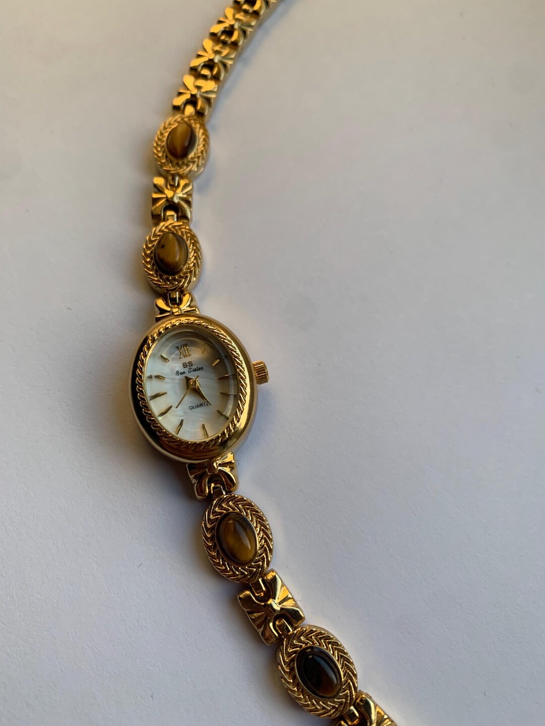 Gold Tiger Eye Stones and Ribbons Watch - Etsy