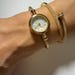 Gold Bangle Watch - Etsy